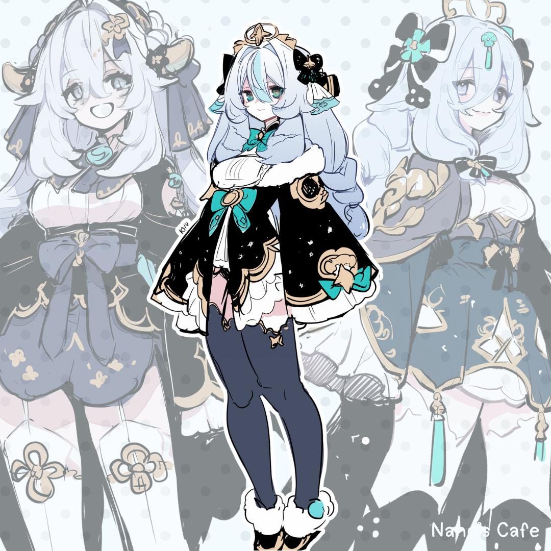 Original Character Design Vtuber Adoptable Kawaii Sheep Star Guardian ...