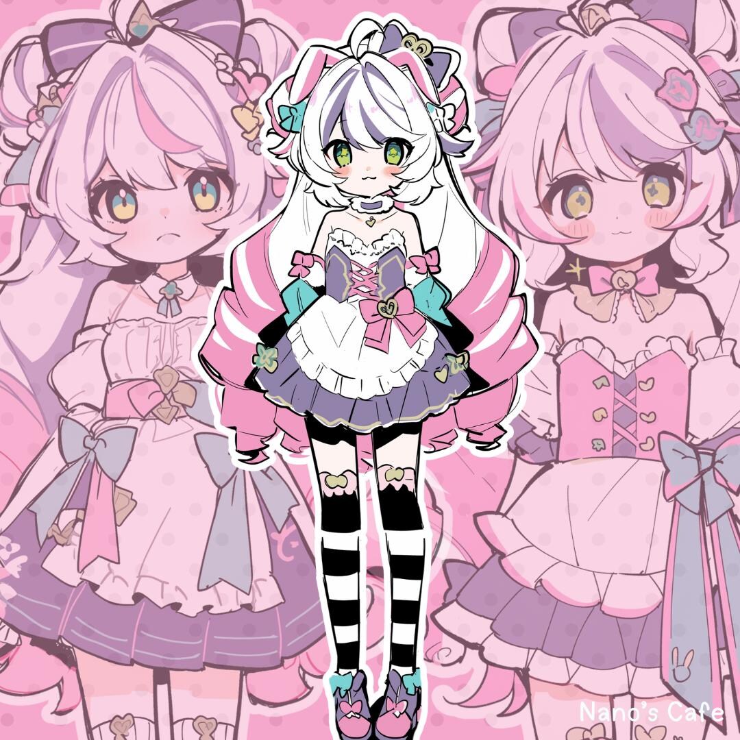 Original Character Design - Vtuber Adoptable Kawaii Vtuber Easter Bunny ...
