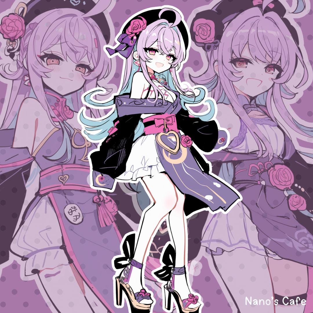 Original Character Design Vtuber Adoptable Kawaii Dream Eater Baku Girl ...
