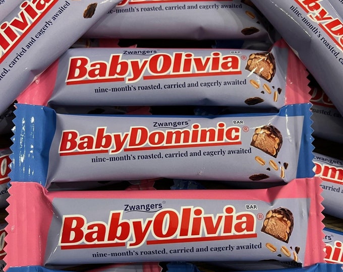 EDITABLE Baby Ruth Baby Shower Candy Wrapper - Etsy