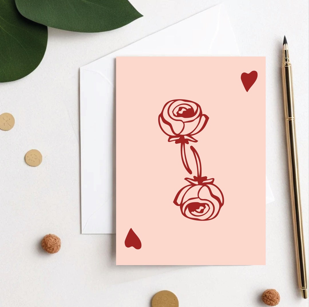 Printable Valentine S Day Cards Diy Digital Download 4 25x5 5 Greeting