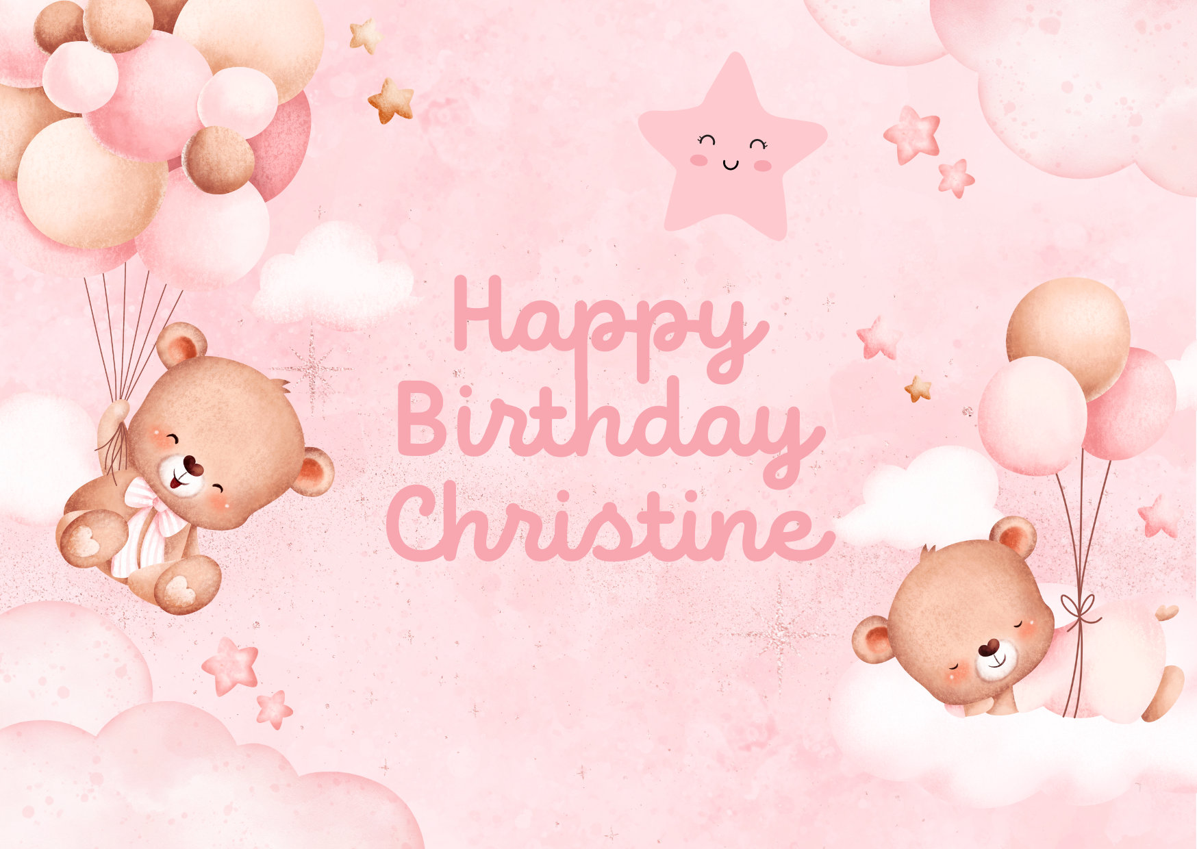 Printable Kids Birthday Card, Happy Birthday Card, Cute Greeting Card ...