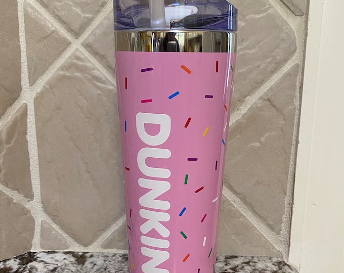 Dunkin Spring 2024 Pink Sprinkle Tumbler - Etsy