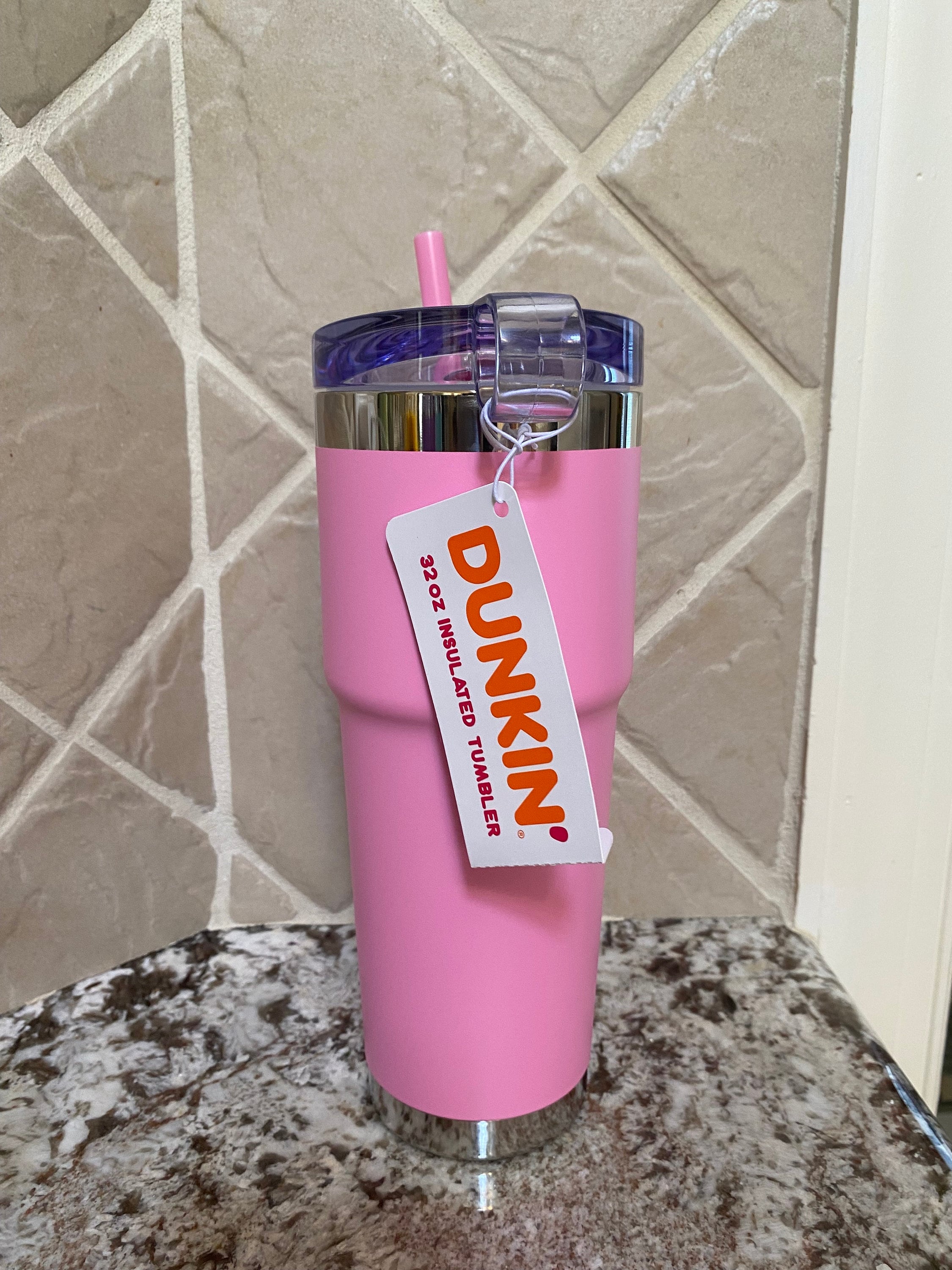 Dunkin Donuts Pink Stainless Steel Tumbler 32 Oz Spring 2024 NWT - Etsy
