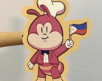 Filipino Food Jollibee Sticker - Waterproof, Pinoy, Snack, Food ...