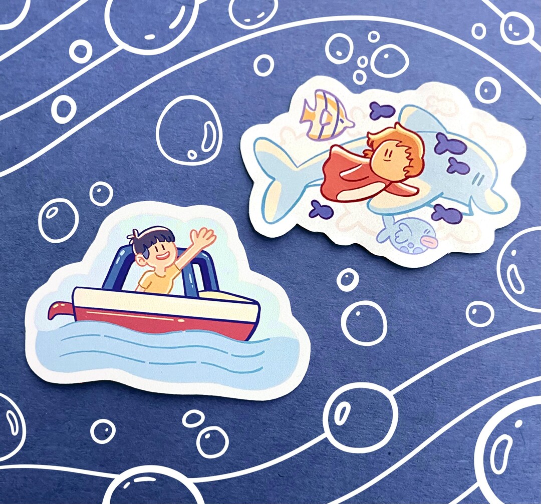 Ponyo Sticker Set of 2 | Ghibli Stickers - Etsy