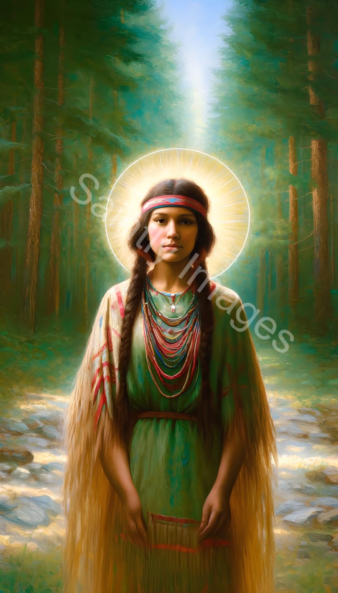 Saint Kateri Tekakwitha | Digital Print | Downloadable | Wall Art ...
