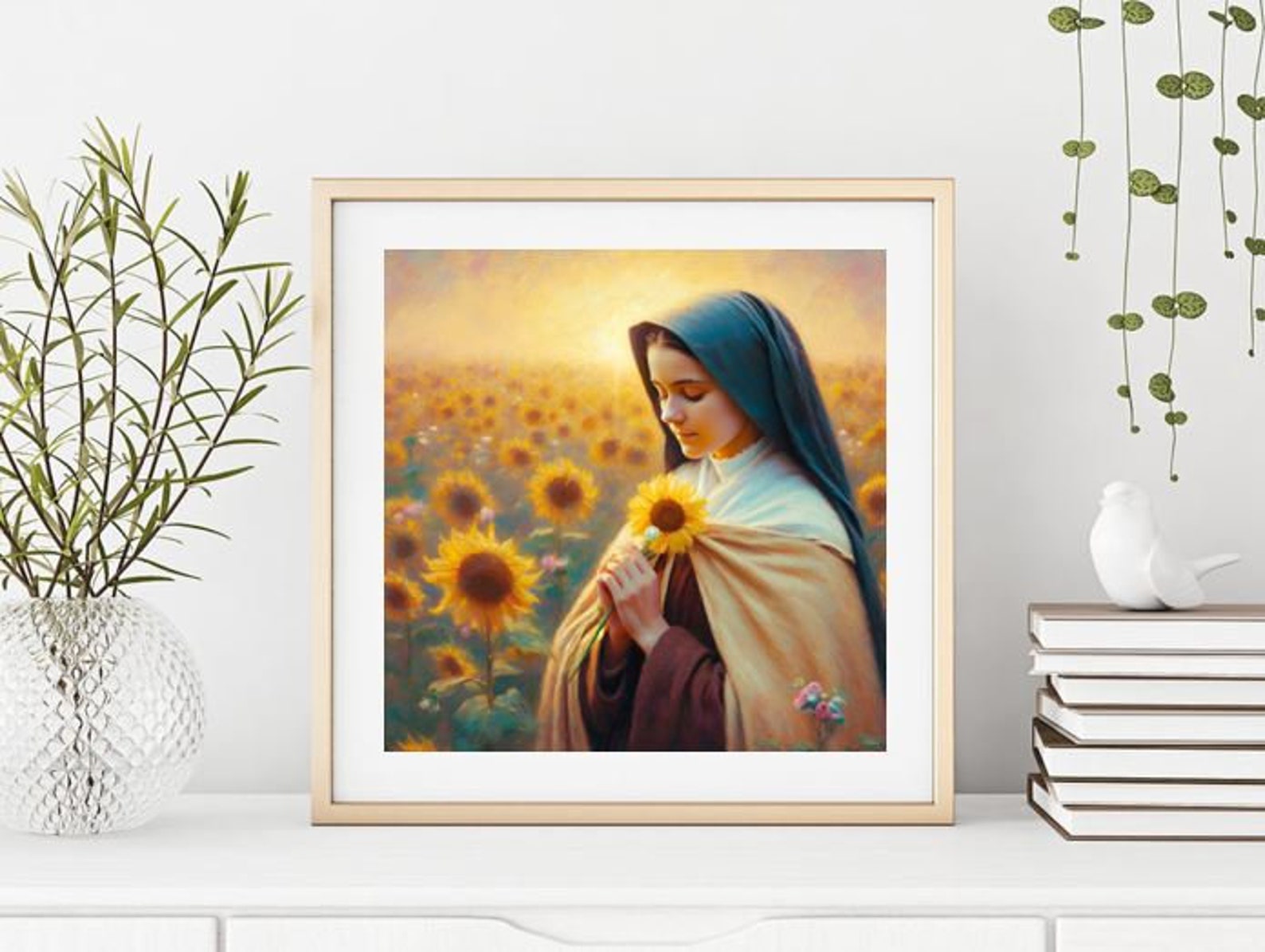 Saint Thérèse of Lisieux | Digital Print | Downloadable Art | Catholic ...