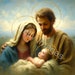 The Holy Family | Digital Print | Jesus, Mary & Joseph | Christmas ...