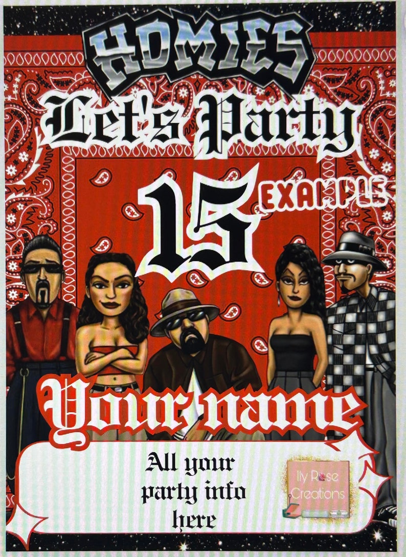 Cholo Party Invitation - Etsy