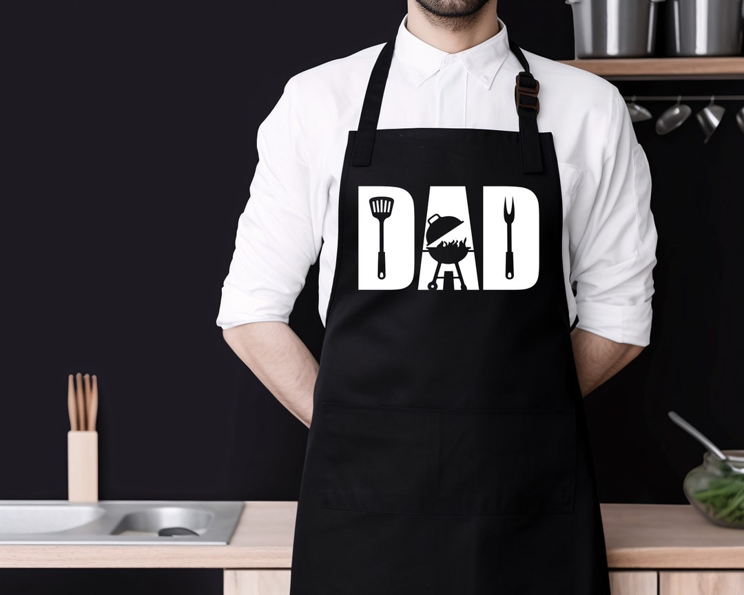 Dad Grill Apron, Dad Apron, Father's Day Gift Apron, Gift for Dad, Bbq ...