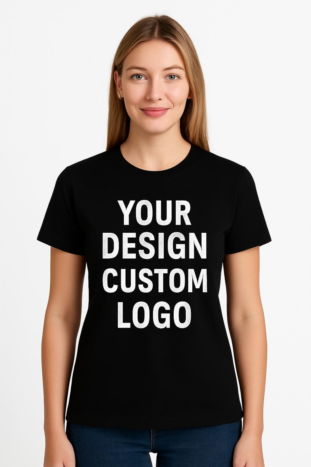 Personalized T-shirt: Custom Logo, Text, or Image - Unisex Design ...