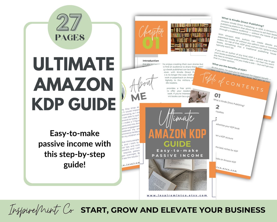 Ultimate KDP Guide, Step-by-step Guide to Passive Income, Sell on ...