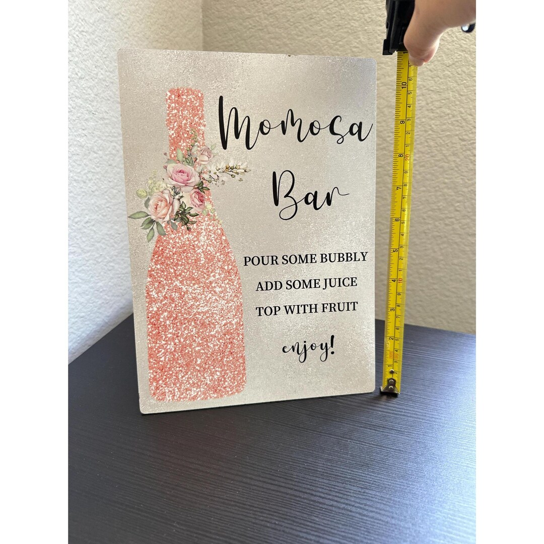 Mimosa Bar Sign – Wood Table Decor. Ship Fast! - Etsy