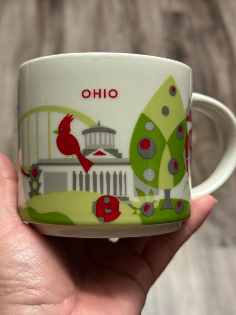 Starbucks Ohio You Are Here Mug 14oz. Ship Fast! - Etsy
