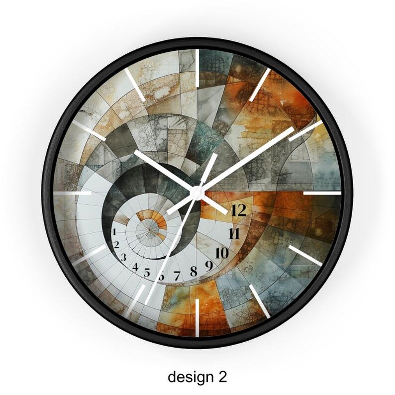 Fibonacci Wall Clock, Different Designs - Etsy
