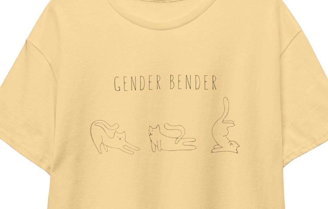 Gender Bender Cats LGBTQIA Nonbinary Pride Unisex Cotton Tshirt - Etsy