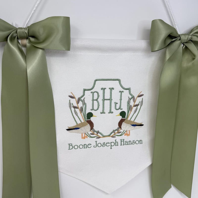 Stitched Baby Door Hangers - Etsy