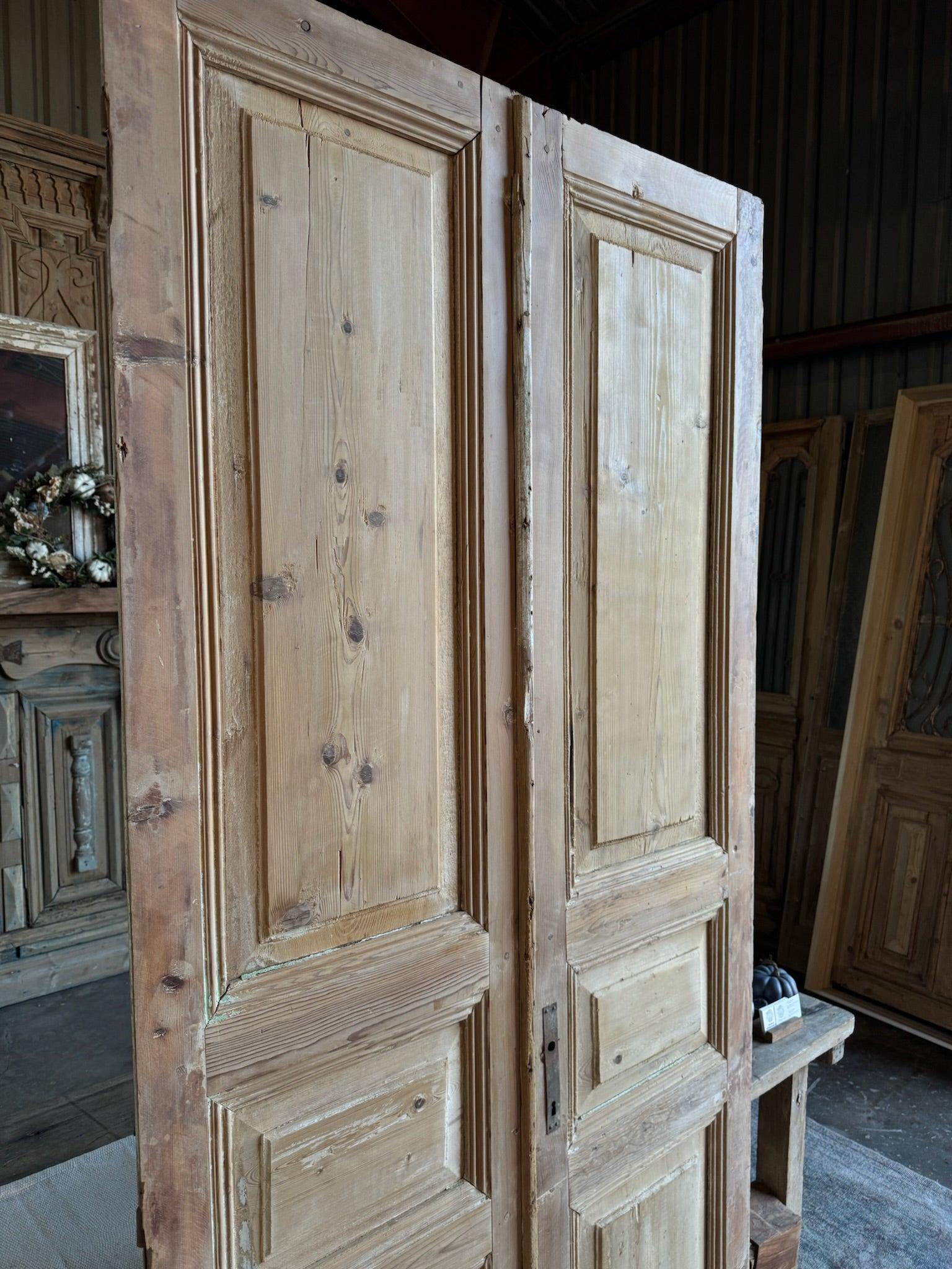 The 3 Panel Solid French Doors - 42.25x93 E169 - Etsy