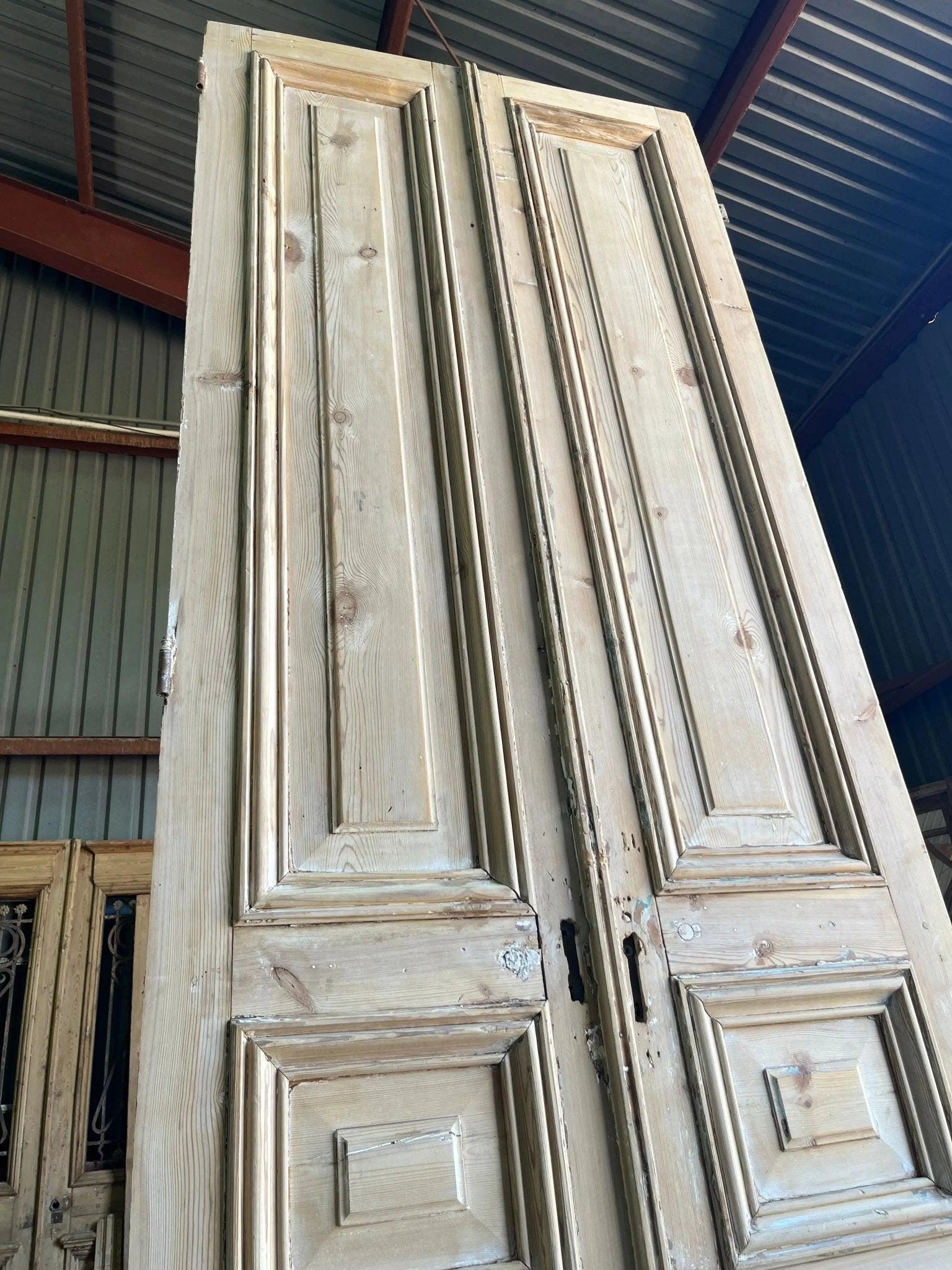 Antique European French 3 Panel Doors - 47x127 A41 - Etsy