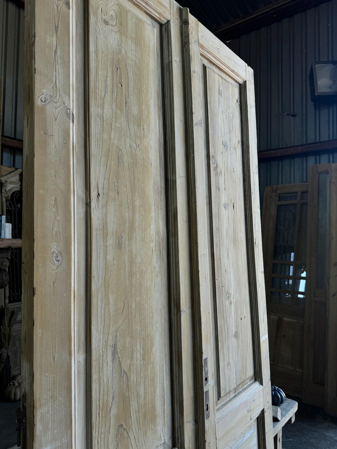 The 3 Panel Solid French Doors - 43x98 E45 - Etsy