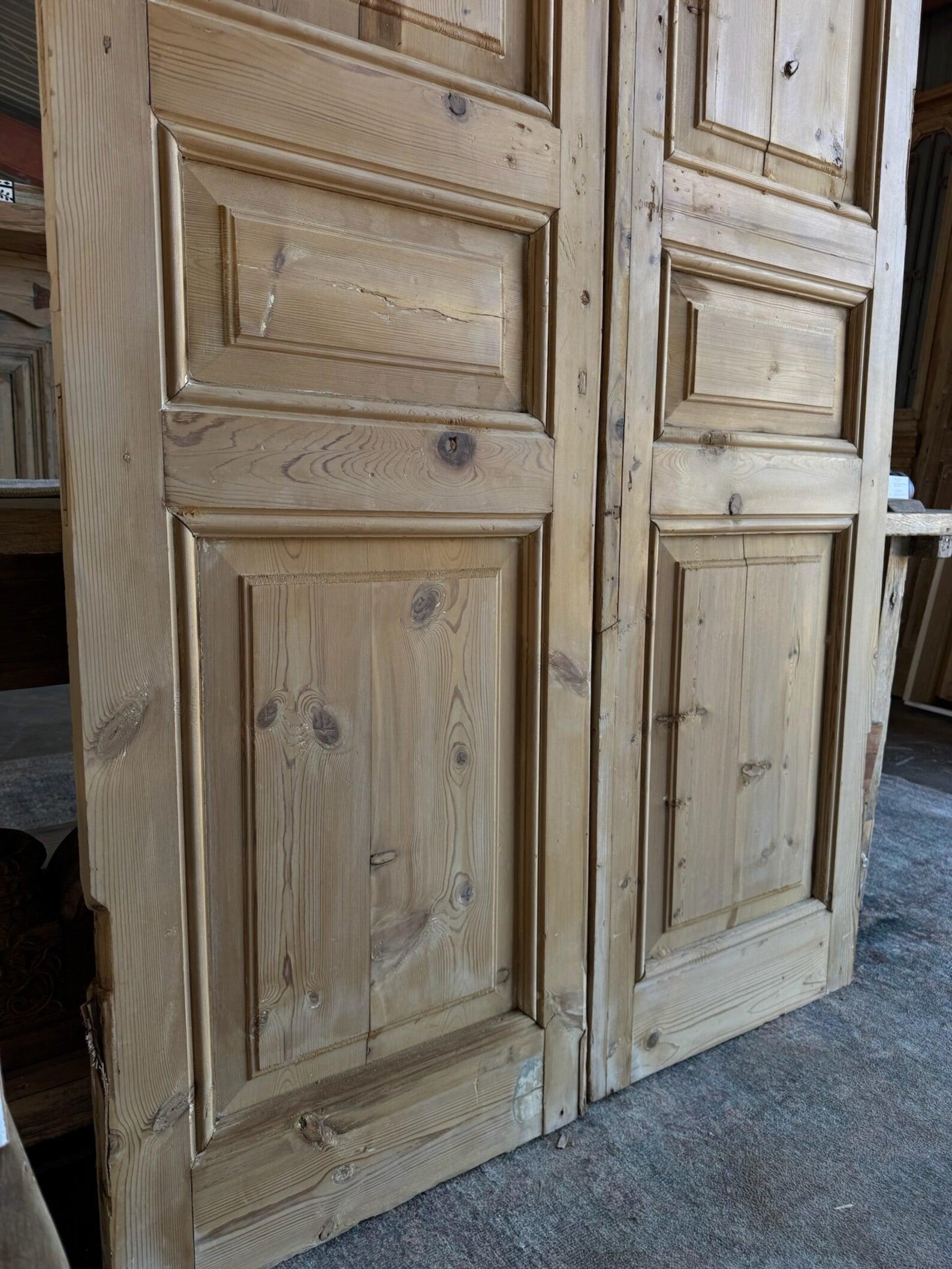 The 3 Panel Antique French Doors - 47x102 E93 - Etsy