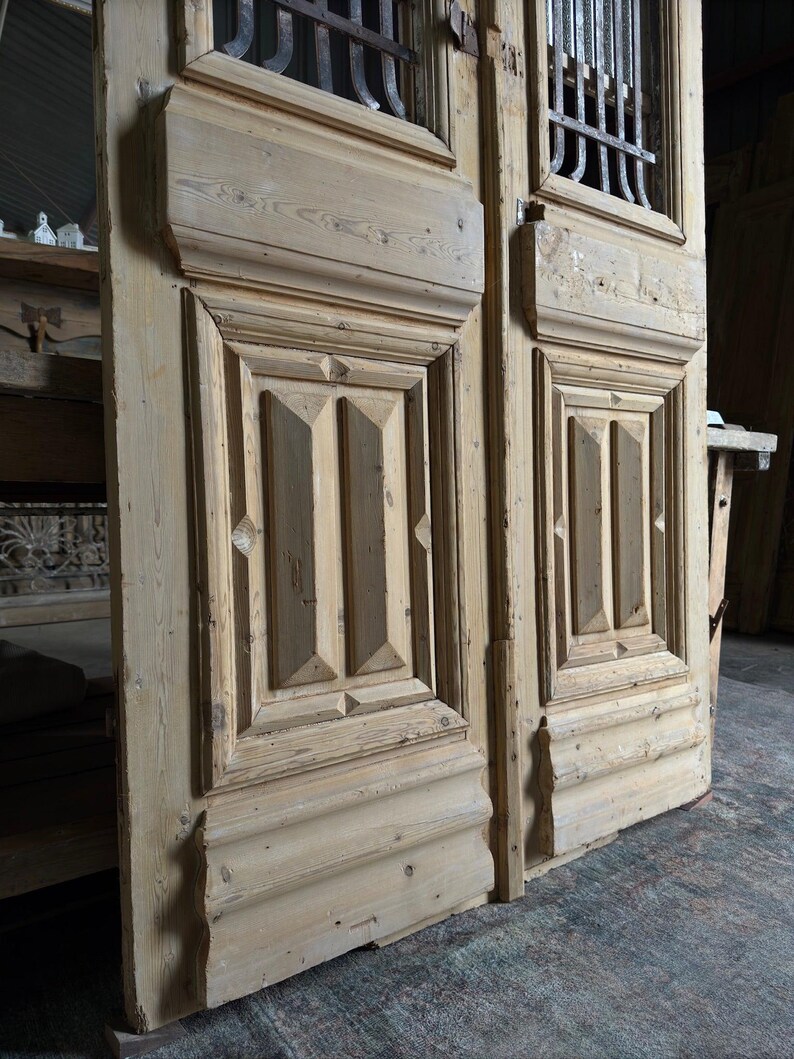 Stately Antique Iron French Doors - 47.25x101 H183 - Etsy