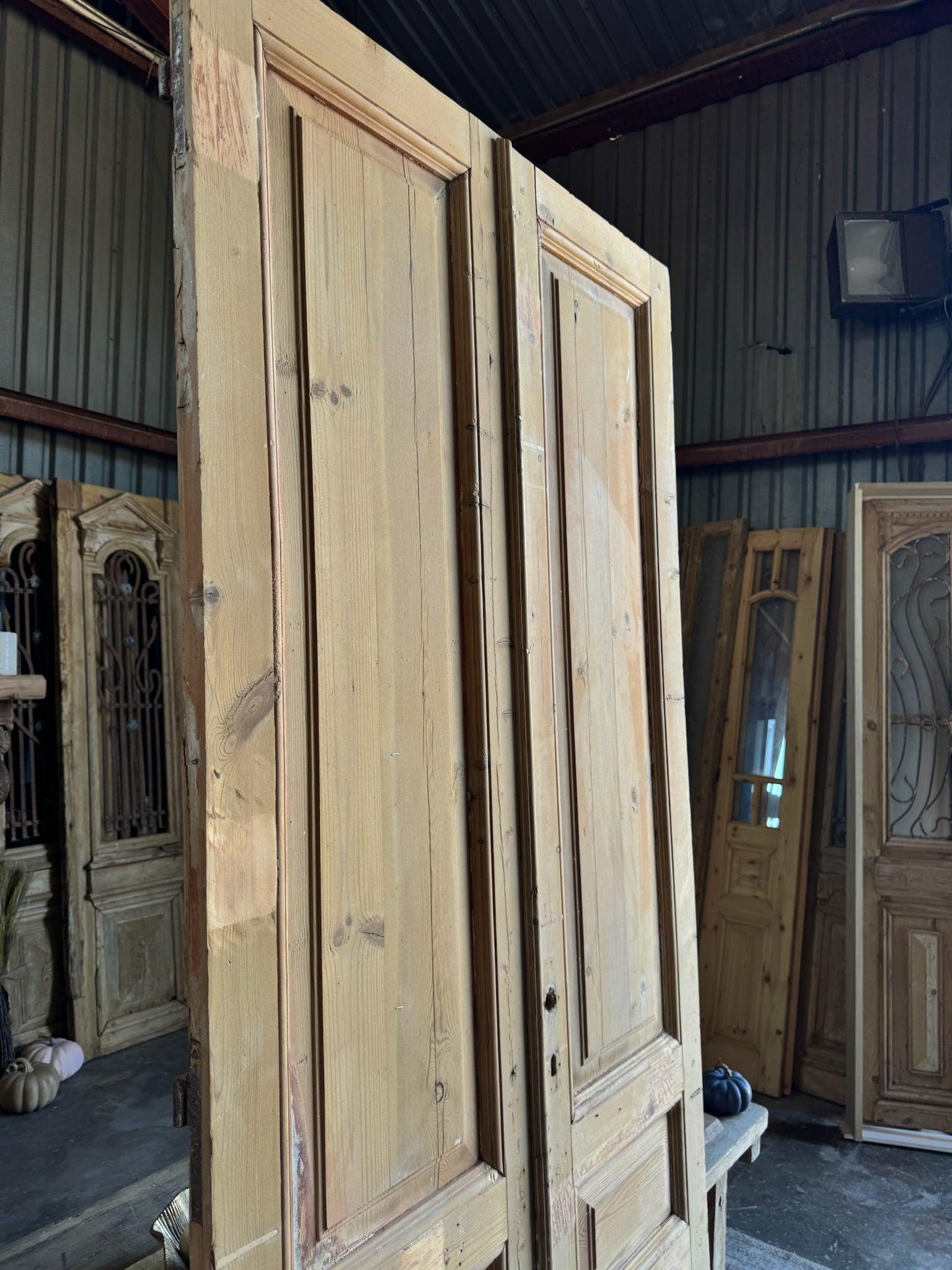 The 3 Panel Antique French Doors - 41.75x99.5 E8 - Etsy