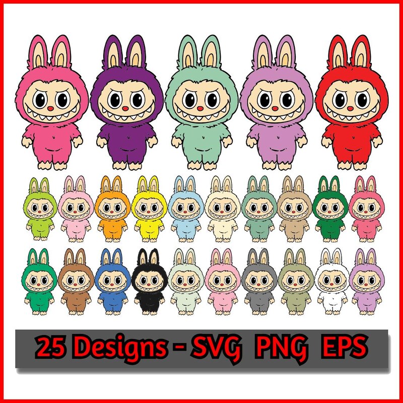 Labubu Svg for Cricut - Etsy