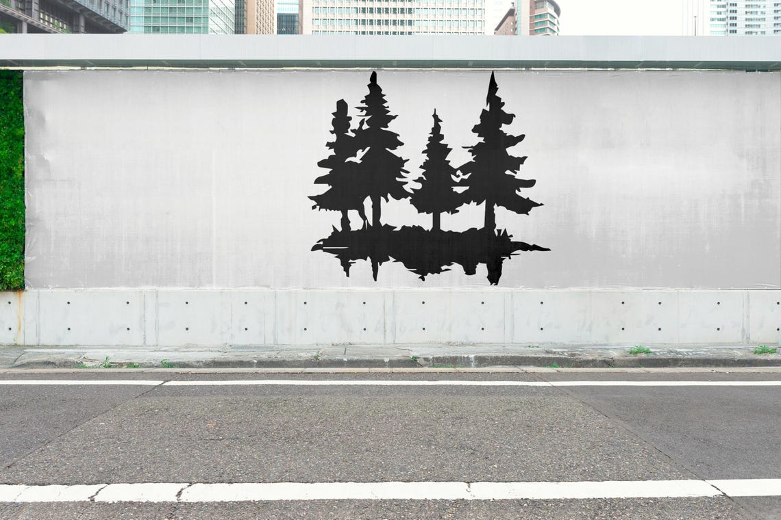 Mountain Forest Tree Svg Bundle, Pine Tree Svg, Forest Tree Clipart ...