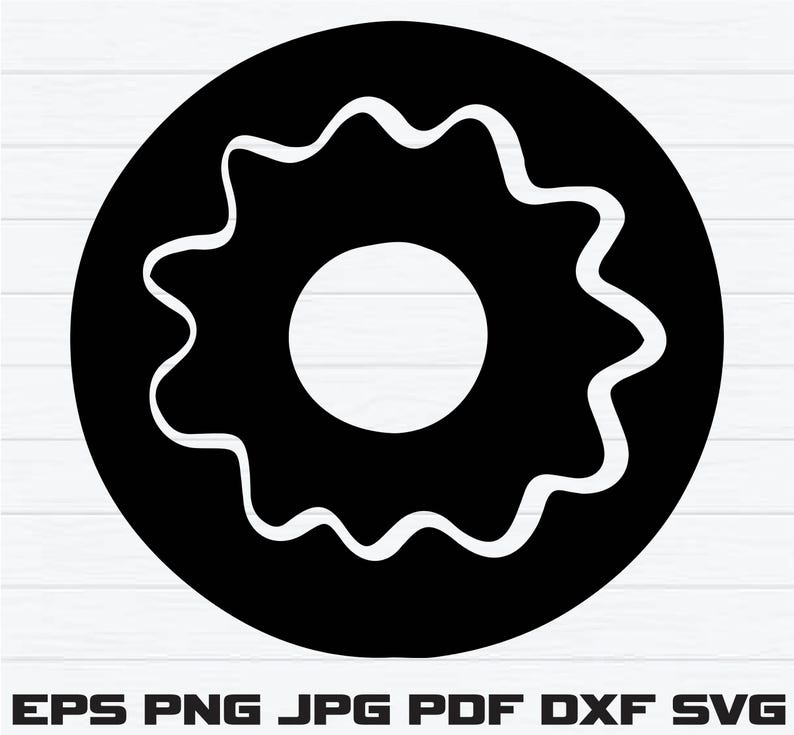 Donut SVG Bundle, Outline Doodle, Cut Files for Cricut (PNG, JPG) - Etsy