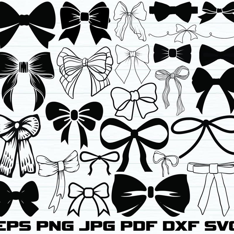 Bow Tie Clip Art - Etsy