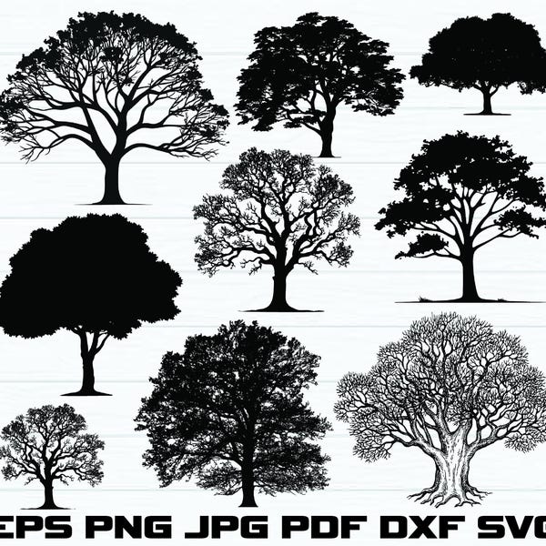 Tree Svg - Etsy