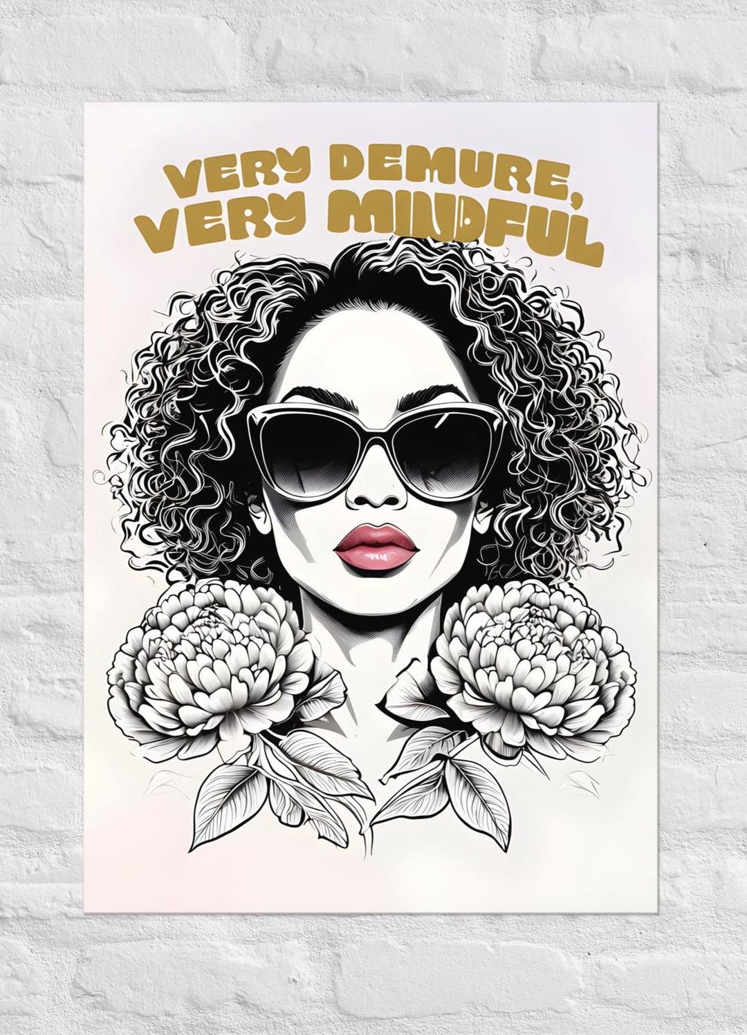 Very Demure Very Mindful All Sizes Powerful Motivation Poster - Etsy