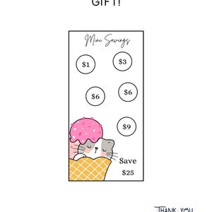 Mini Cute Saving Challenges/savings Trackers| A5,A6,A7| Printable PDF ...