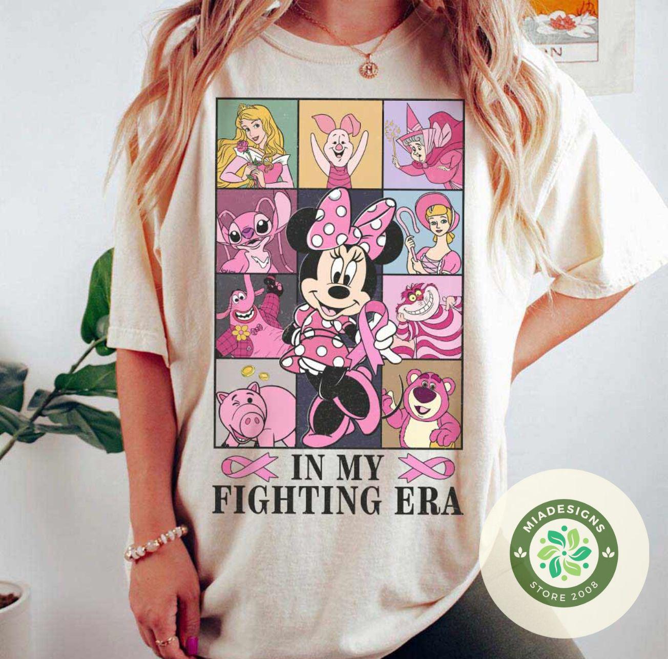 In My Fighting Era Breast Cancer Awareness Shirt, in October We Wear ...