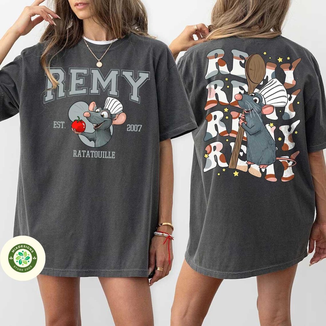 Two-sided Remy Chef Ratatouille Anyone Can Cook Shirt, Remy Disney ...