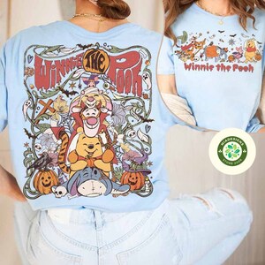 Two-sided Winnie the Pooh Disney Halloween Shirt, Pooh Bear Piglet ...