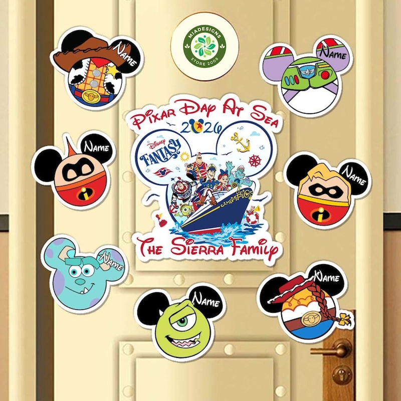 Pixar Magnets Svg - Etsy