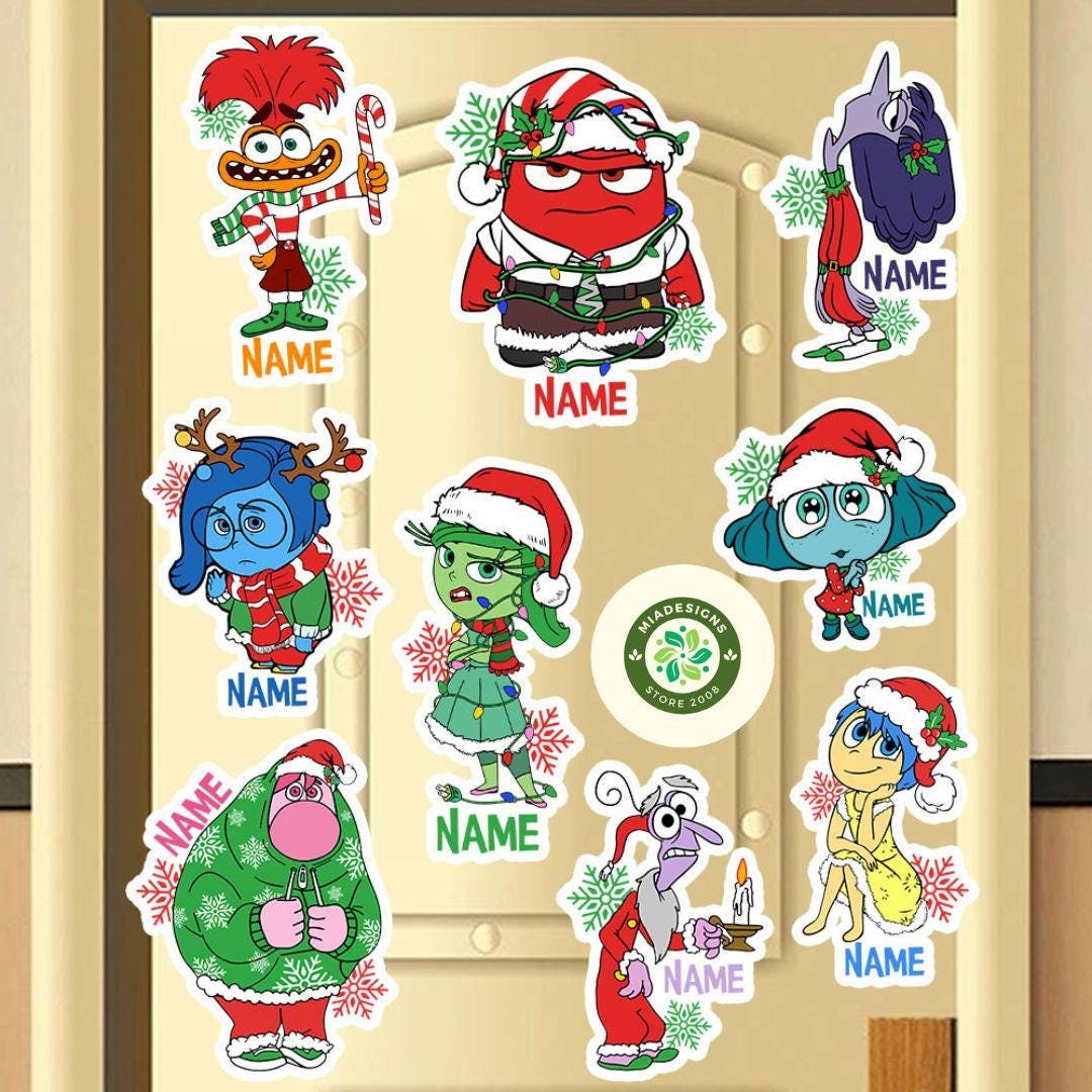Personalized Disney Inside Out Christmas Cruise Magnet, Very Merrytime ...