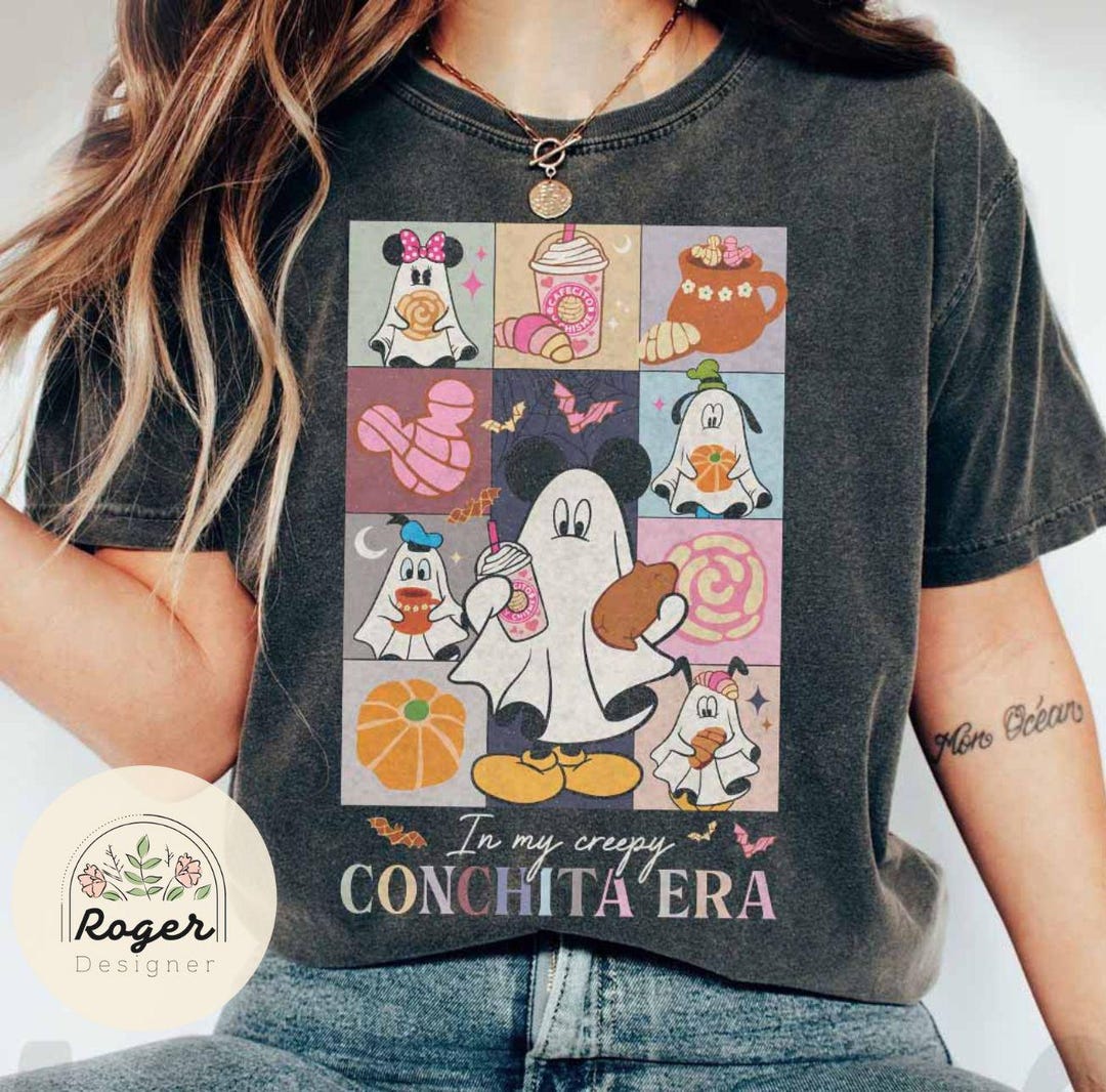 Mickey & Friends Conchas Ghost in My Creepy Conchita Era Shirt ...