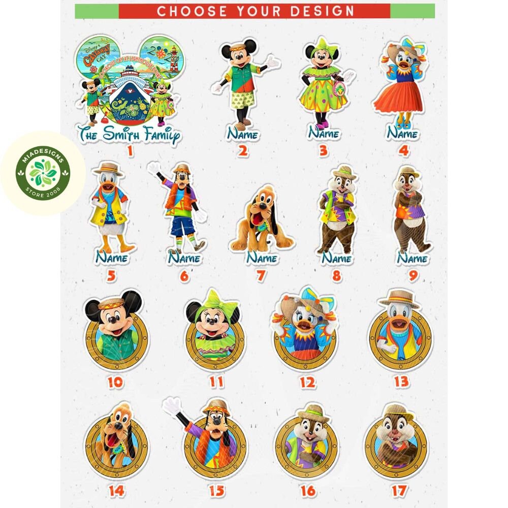 Personalized Mickey and Friends Disney's Castaway Cay Lookout Cay at ...