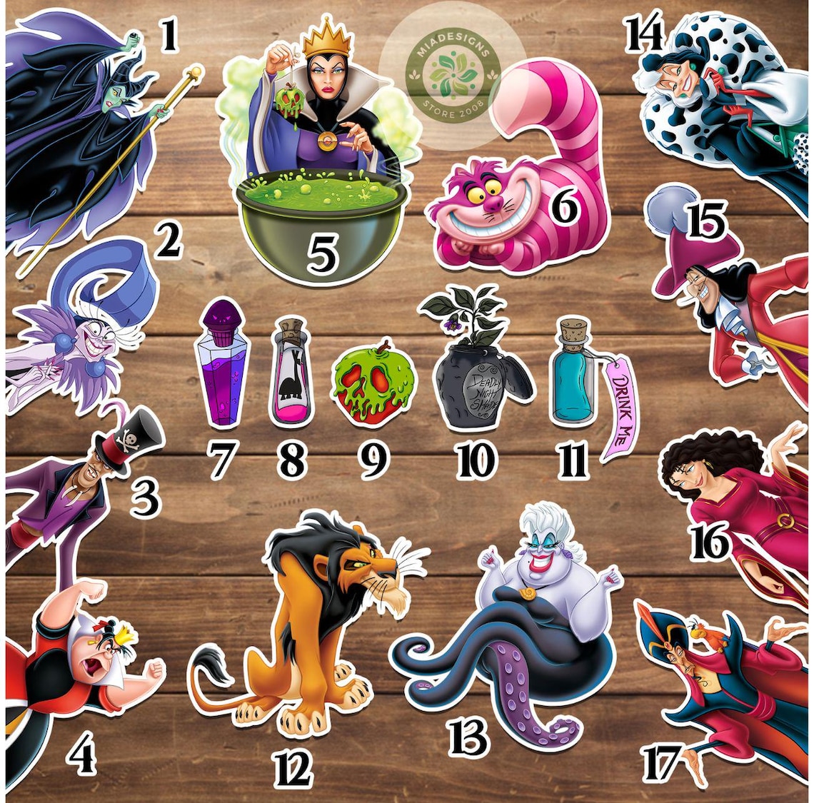 Personalized Disney Villains Inspired Disney Cruise Line Magnet ...