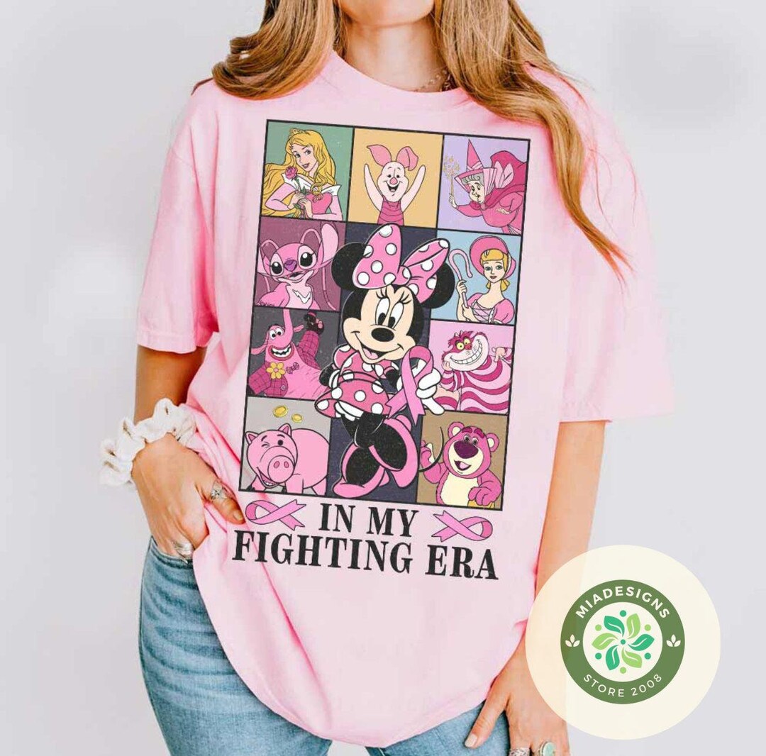 In My Fighting Era Breast Cancer Awareness Shirt, in October We Wear ...