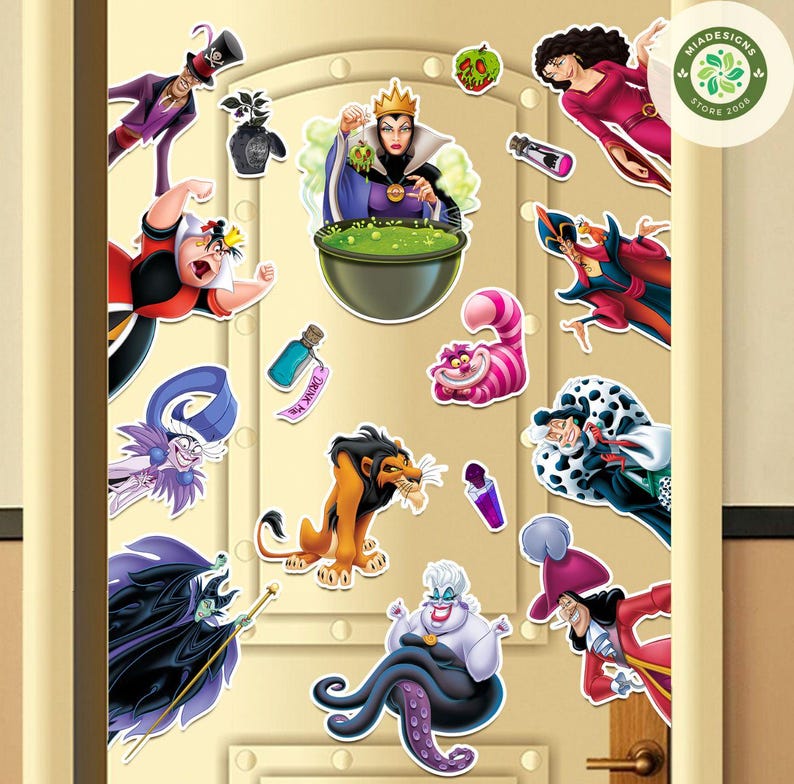 Personalized Disney Villains Inspired Disney Cruise Line Magnet ...