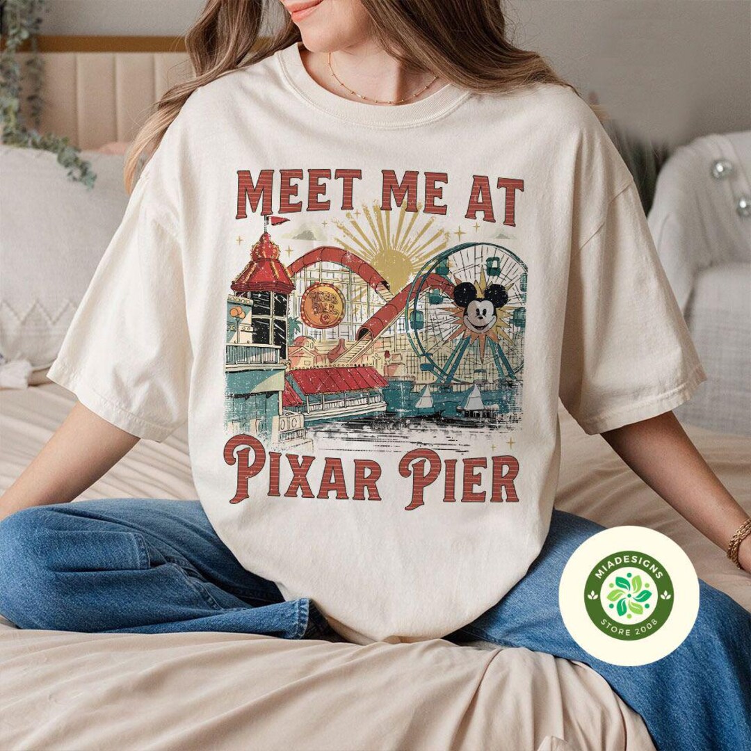 Meet Me at Pi.xar Pier Disneyland Pi.xar Fest Shirt, Disney California Adventure Shirt, Mickey's ...