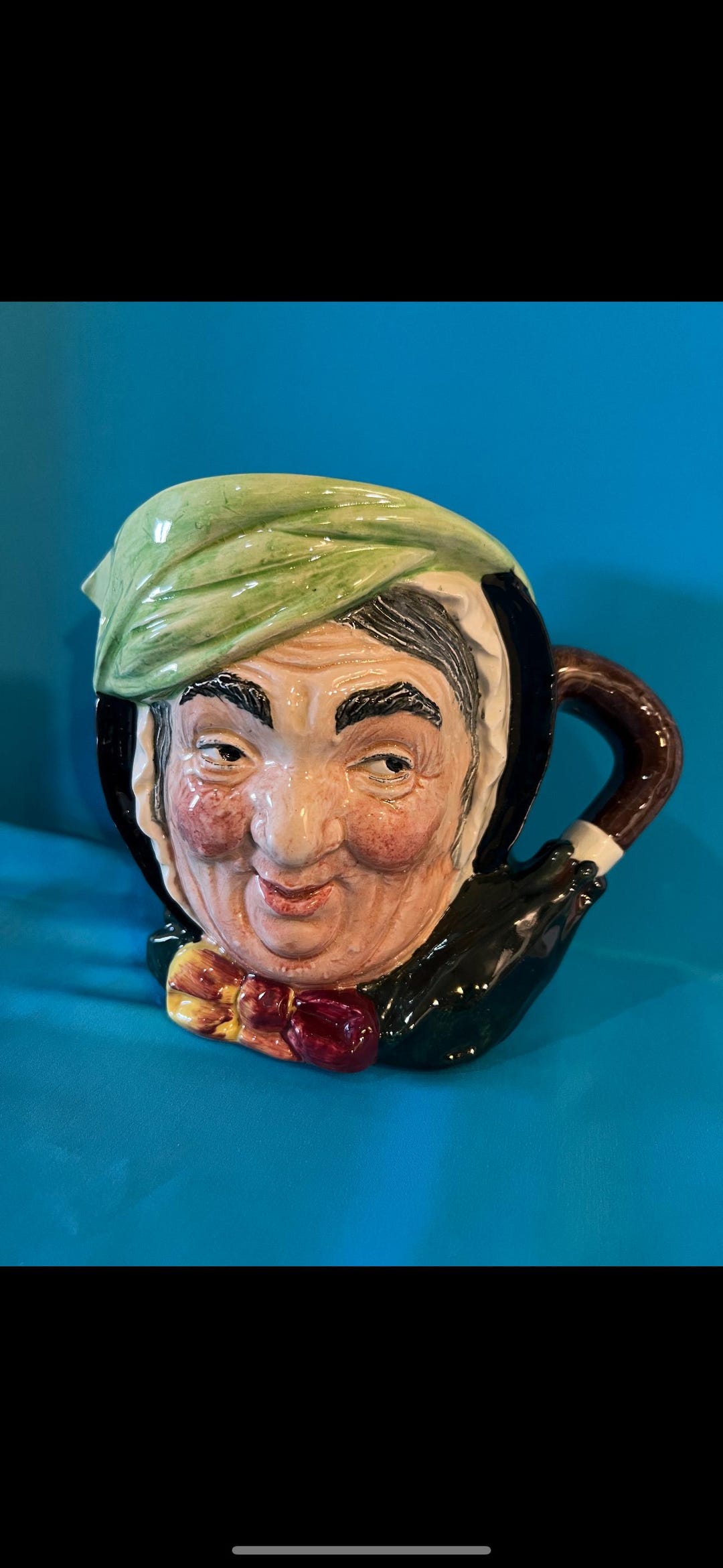 Vintage Royal Doulton Sairey Gamp Large D5451 Character Jug Mug Dickens ...