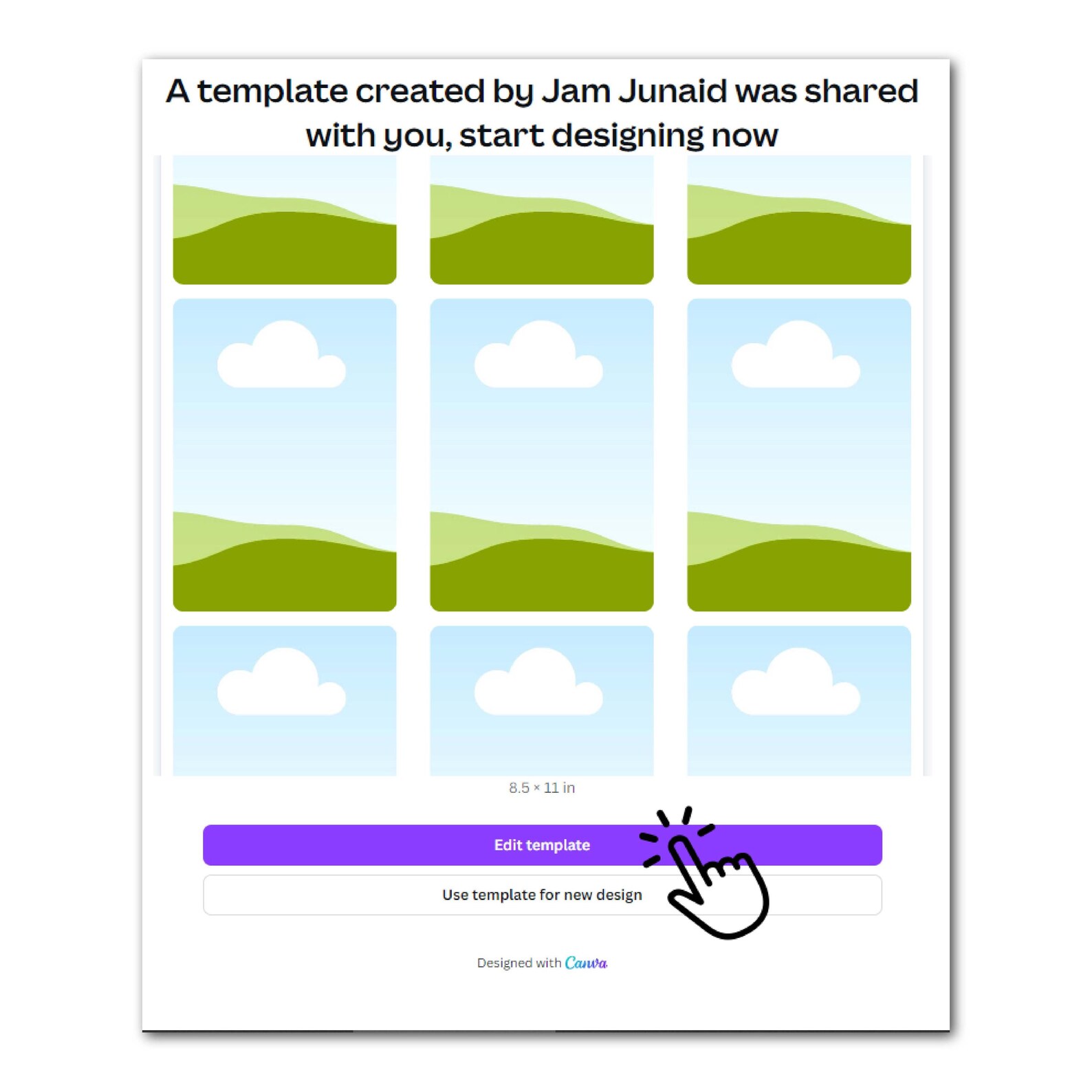 Blank Playing Card Canva Editable Template, DIY Playing Card, Card ...