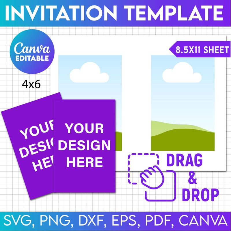 4 Blank Greeting Cards - Etsy