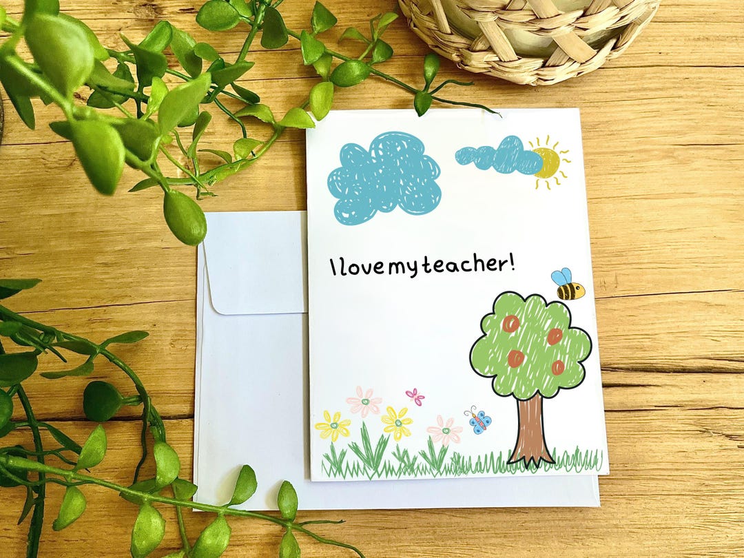Teacher Appreciation Card for World Teachers Day Gift for Instructor - Etsy